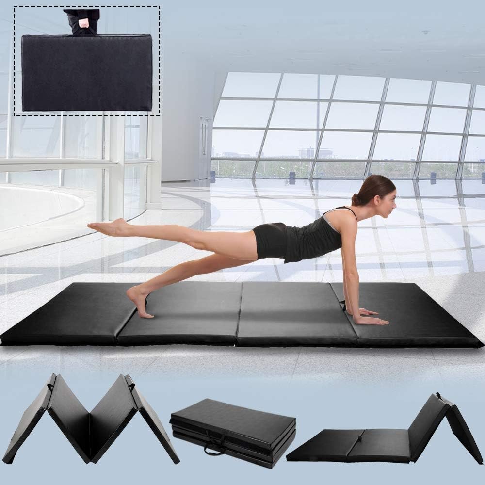Premium Foam-Cushioned Exercise Mat with Carry Handle - MOON.LK